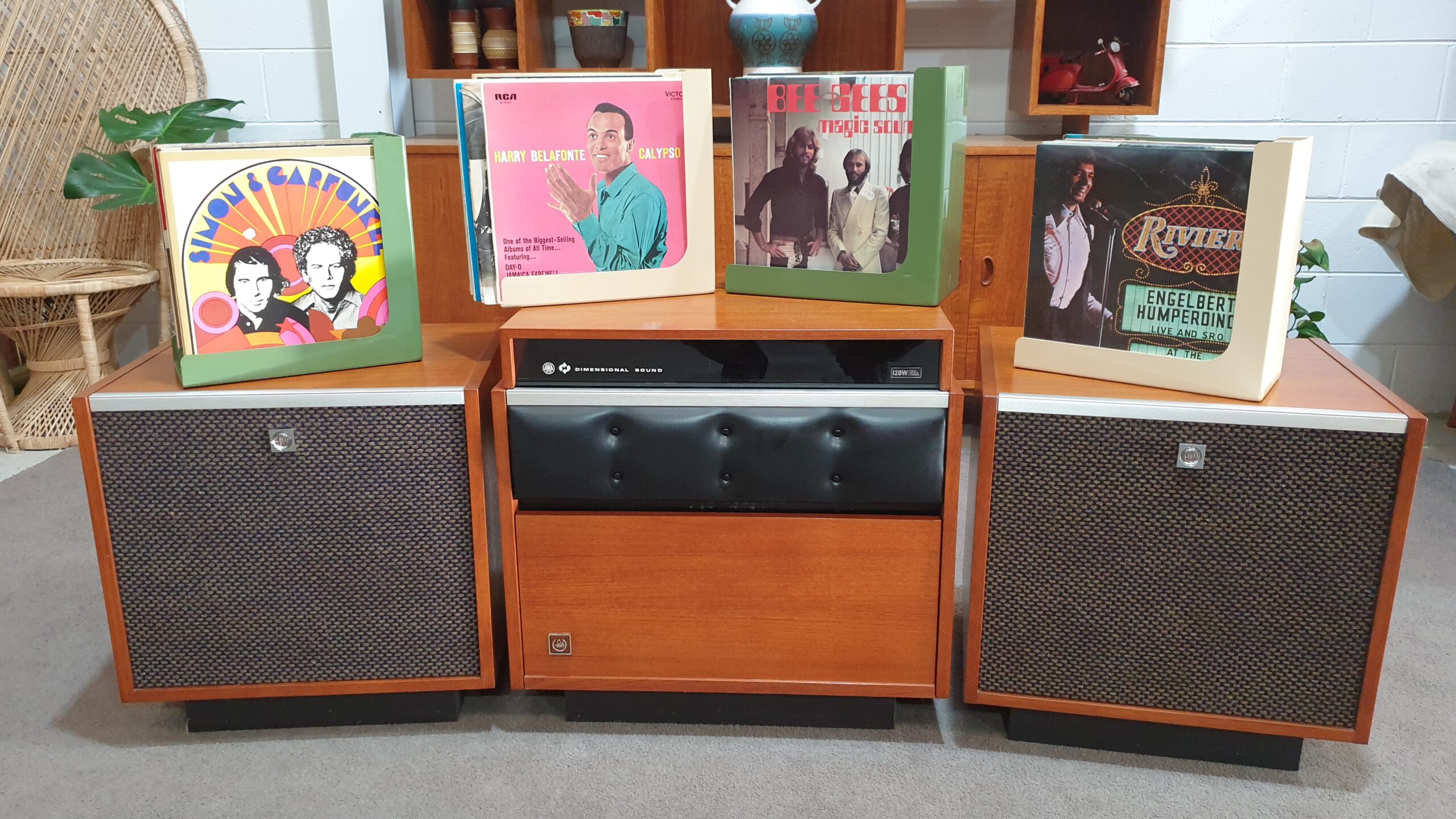 Retro Radiogram AWA and Bulk Lot LPs Records - Hilton and Main