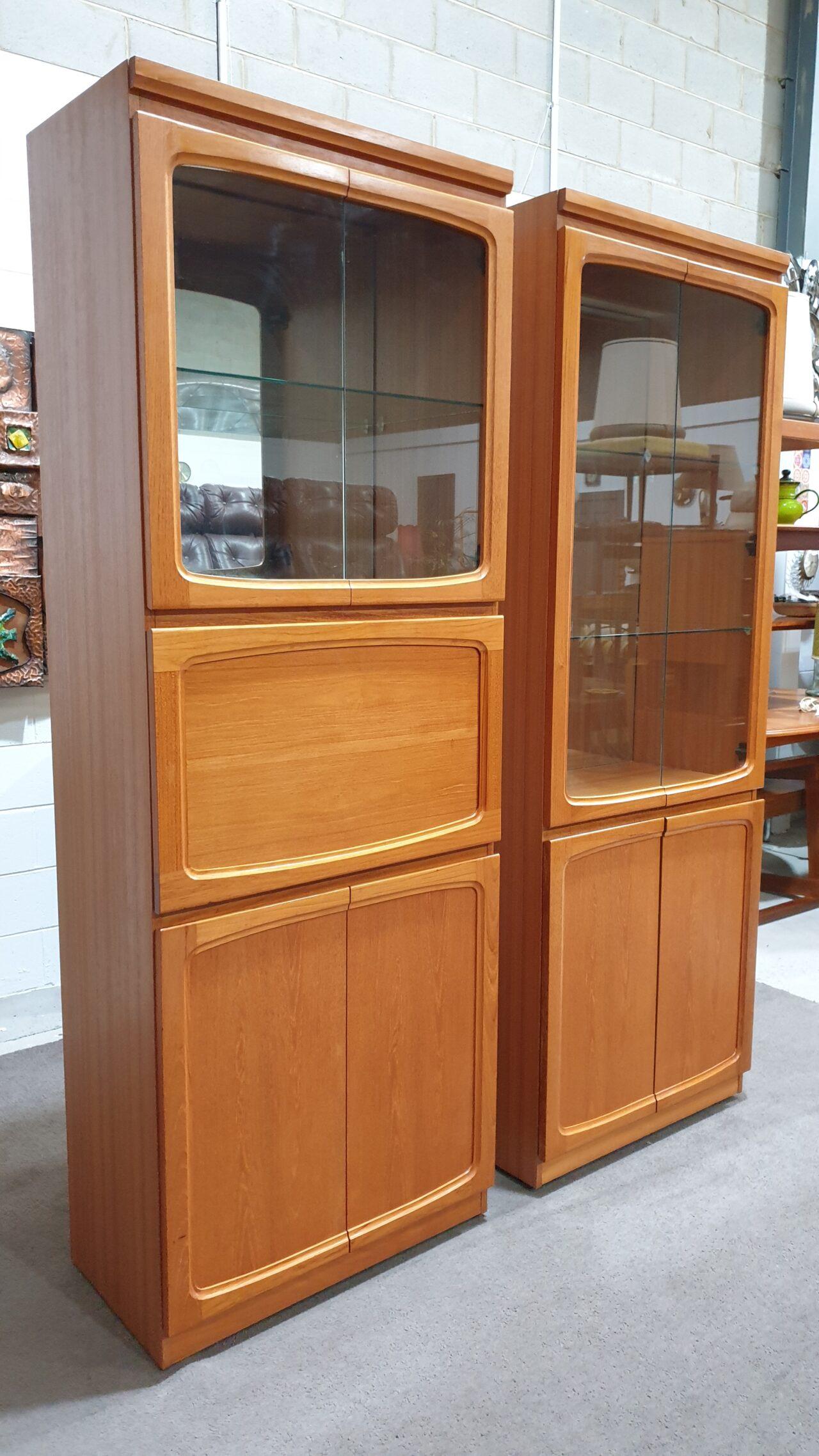 Retro Wall Unit Display Cabinet (Two Available) - Hilton and Main